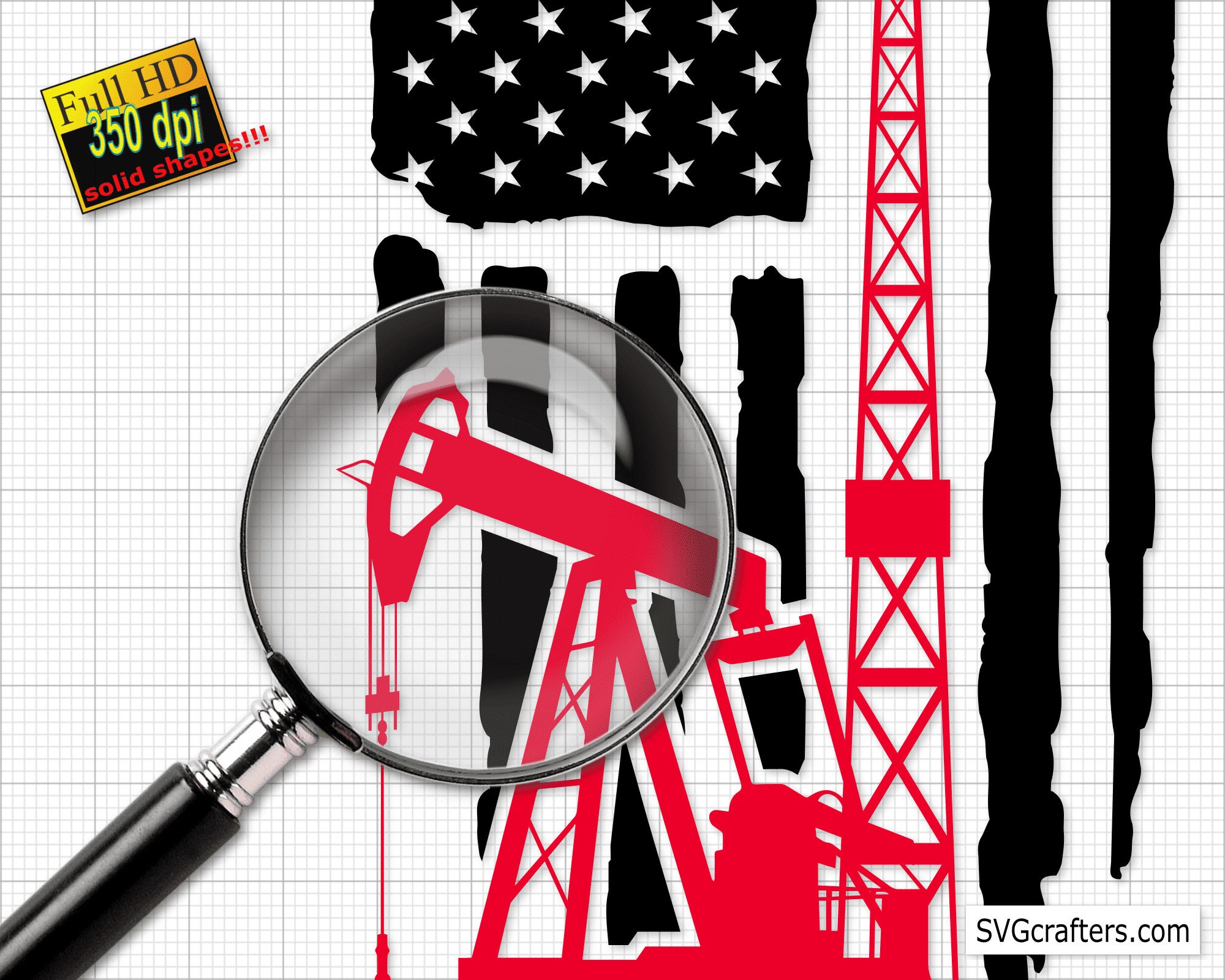 Oilfield Flag svg Oilfield Worker svg American flag Oilfield - Etsy Schweiz