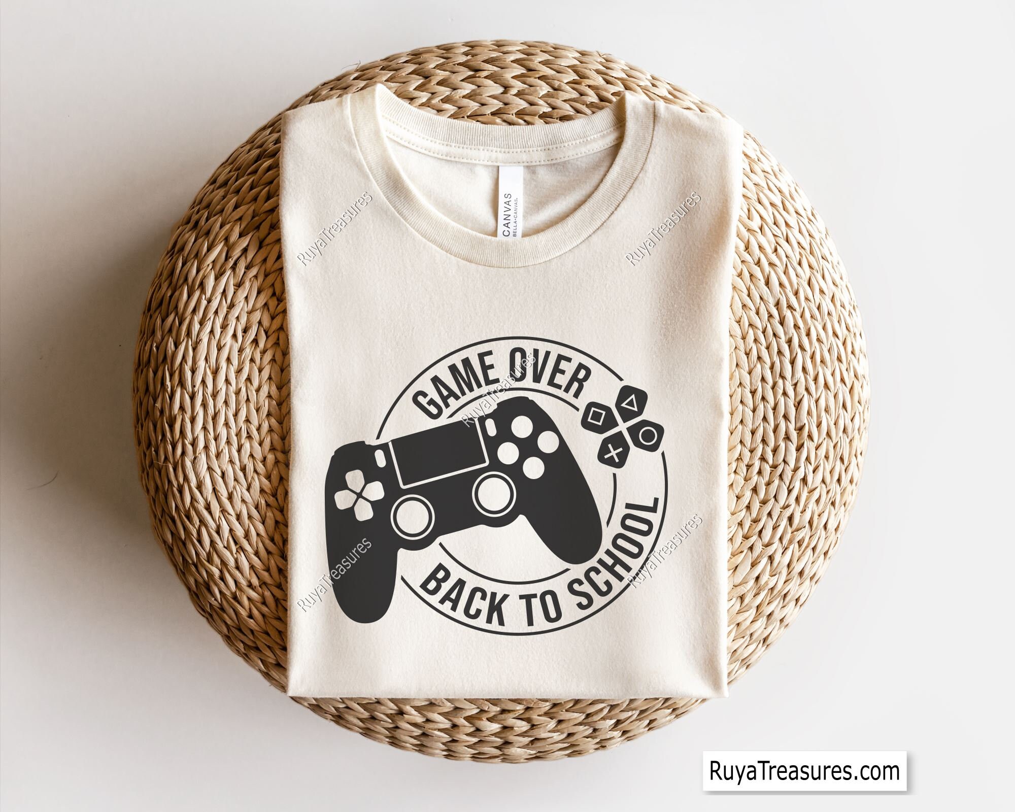 Game Over Back to School Svg Png, First Day of School Svg, Gaming Svg ...