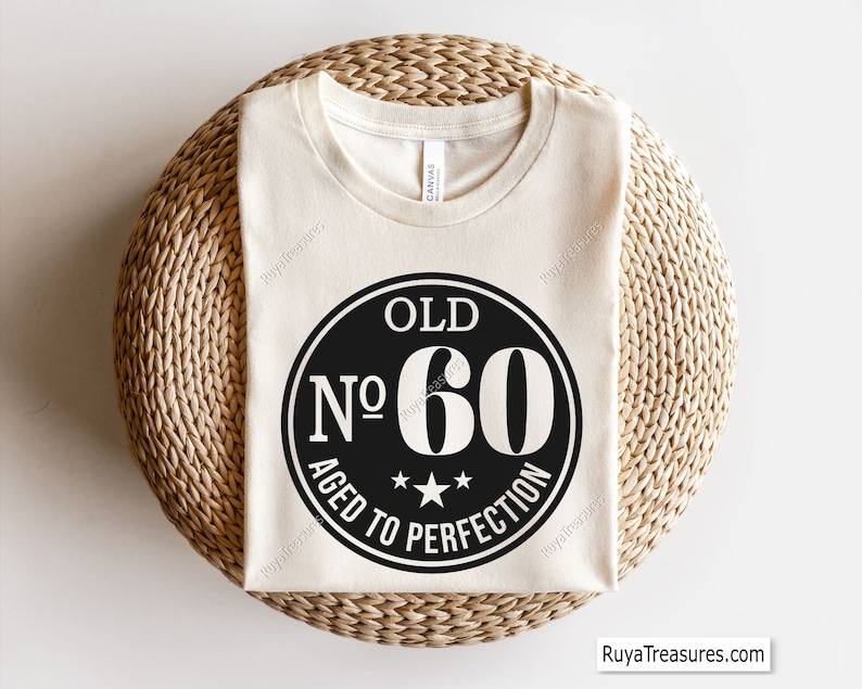60th Birthday Svg, 60th Svg, Old Number 60 Svg, 60th Cut File, Aged to ...