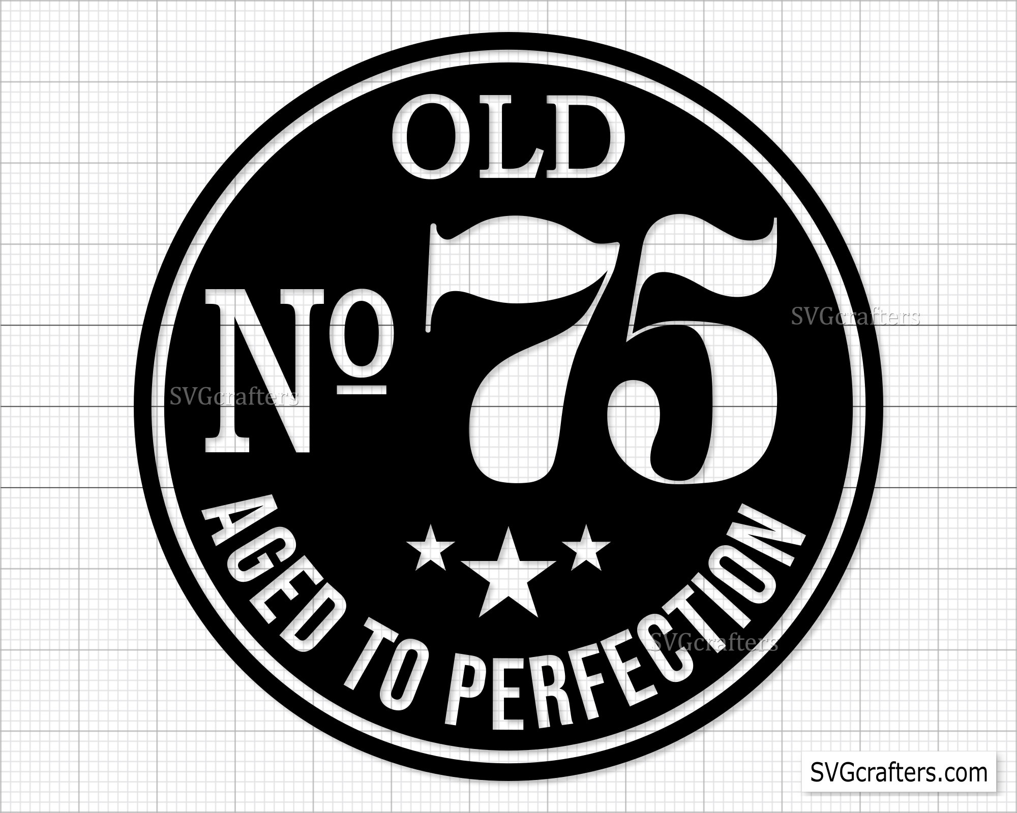 75th Birthday Svg Png 75th Svg Aged to Perfection Svg 75 - Etsy