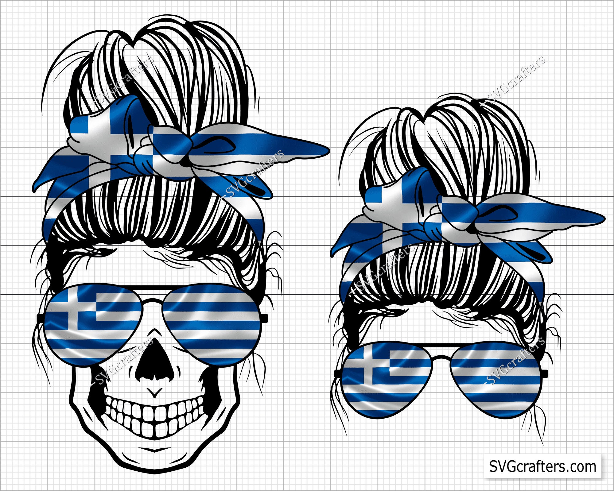 Greece Flag Messy Bun PNG, Greek PNG, Greece Flag Png, Greece Flag ...