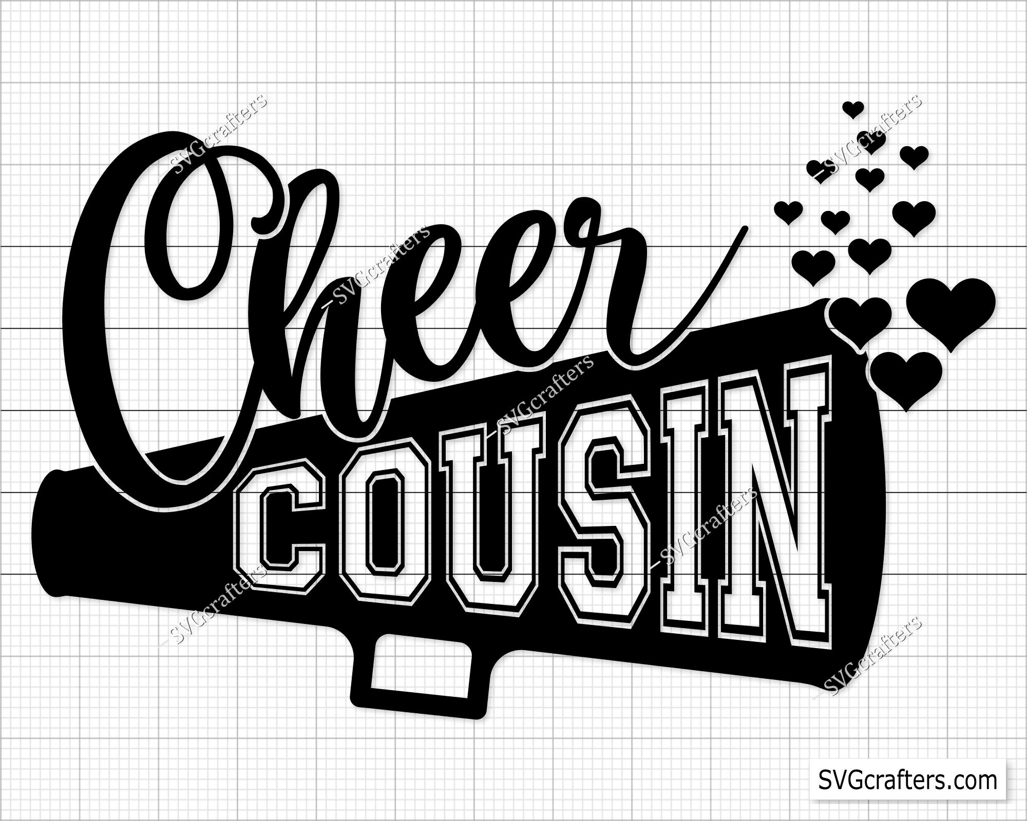 Cheer Cousin Svg Football Cousin Svg Game Day Svg Cousins - Etsy