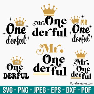 Mr Onederful Svg Png, First Birthday Svg Png, 1st Birthday Svg ...