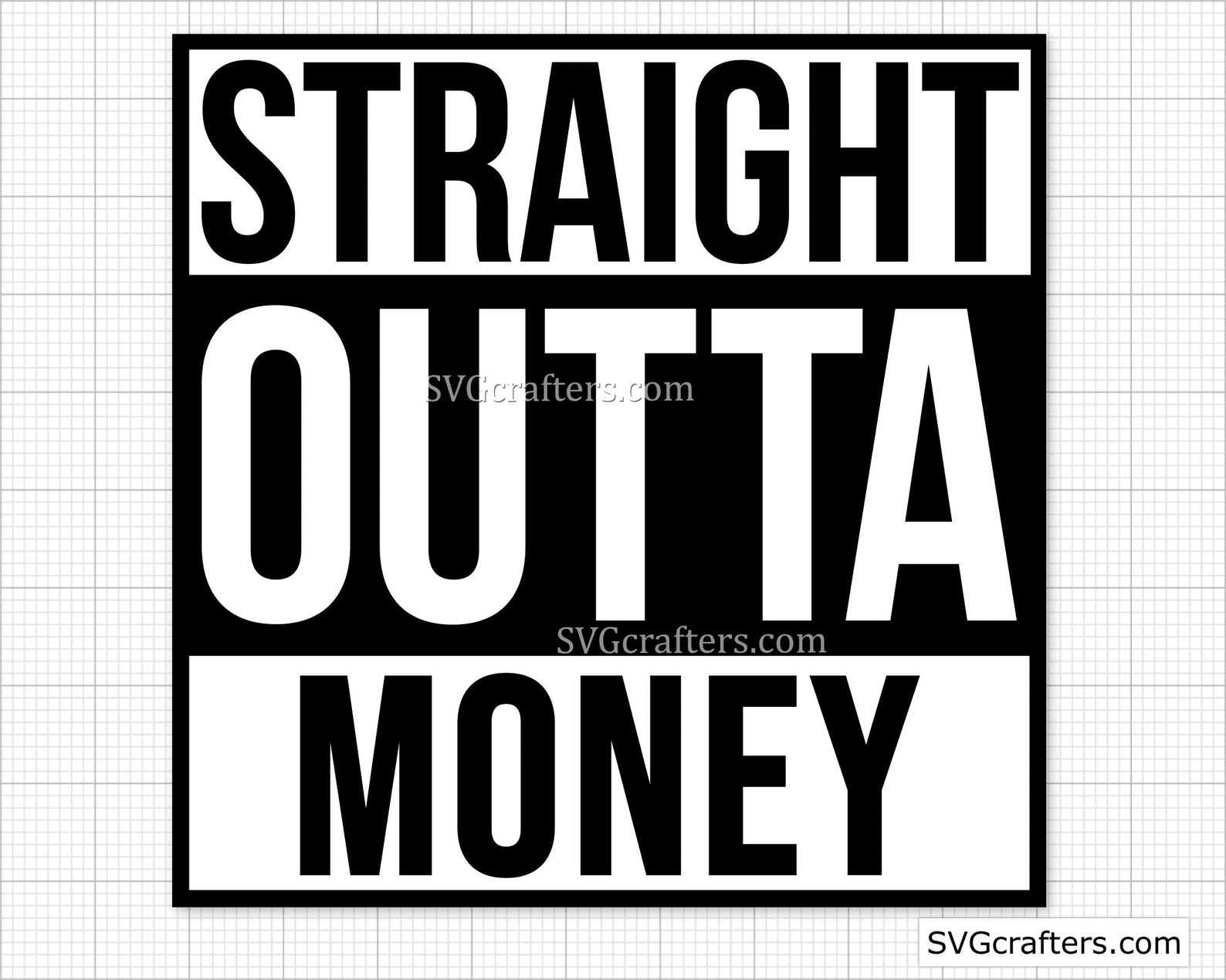 Straight Outta Money Svg, Outta Money Svg, Straight Outta Svg, Money ...