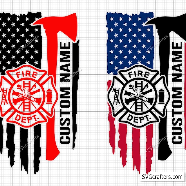 Custom Firefighter - Etsy