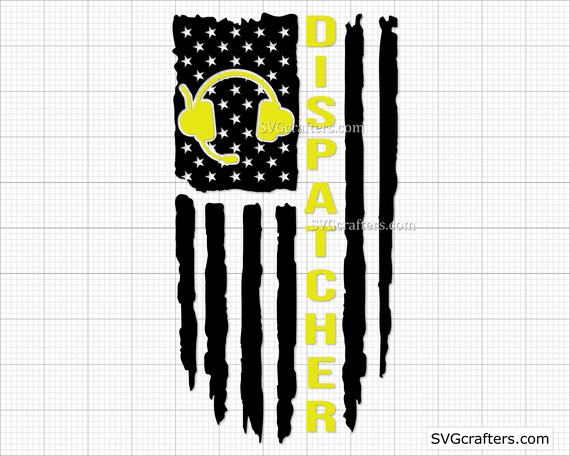 Dispatcher Svg 911 Dispatcher Svg Dispatch Svg Distressed - Etsy