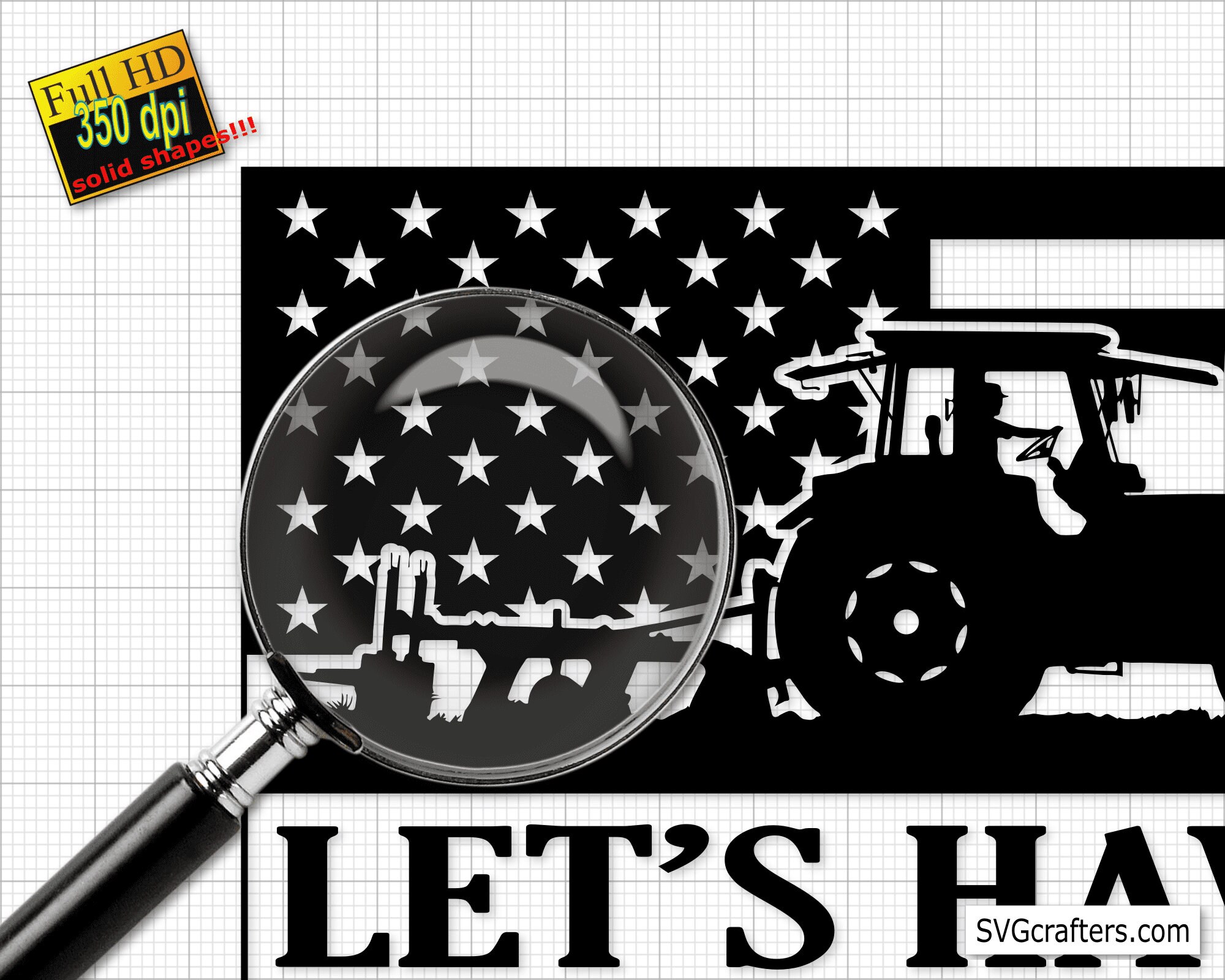 Custom American Farm Tractor Svg US Tractor Svg Farm Tractor - Etsy
