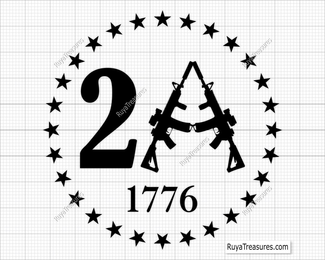 2A 2nd Amendment Svg, Second Amendment Svg, Gun Svg, Patriotic Svg ...