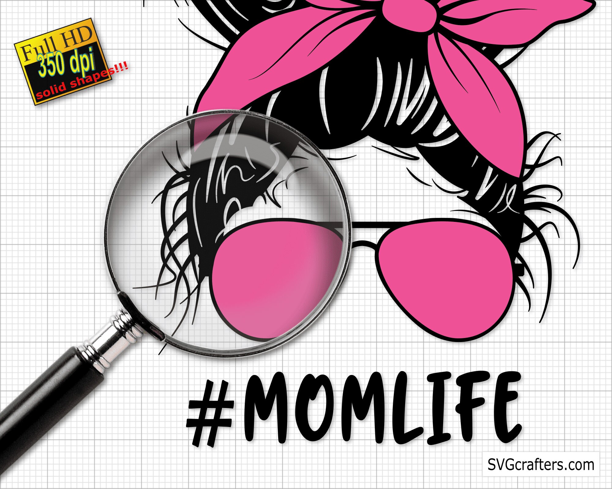 Mom Life Kid Life Digital Download, Momlife Png Svg, Messy Bun Hair Svg ...