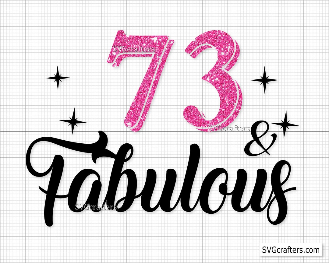 73rd Birthday Svg Png, 73rd Svg, Aged to Perfection Svg, 73 and ...
