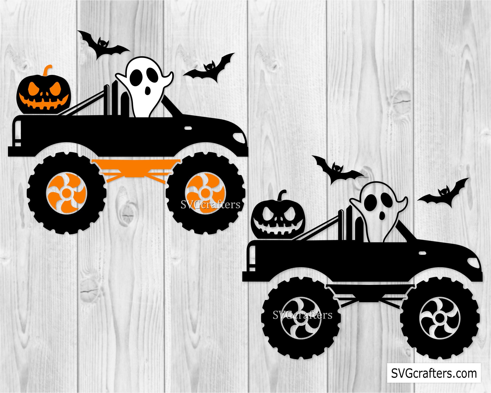 Halloween Truck Svg Kids Halloween Svg Spooky Svg Ghost - Etsy