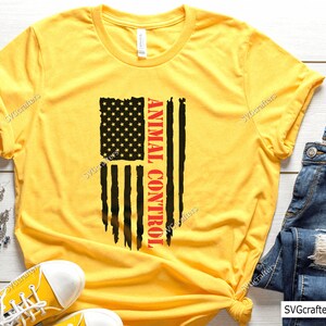 Animal Control Flag Svg Png, American Flag Svg, Animal Lover Svg, 4th ...