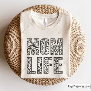 Leopard Mom Life Svg, Leopard Print Svg, Mom Leopard Png, Mom Life Svg ...