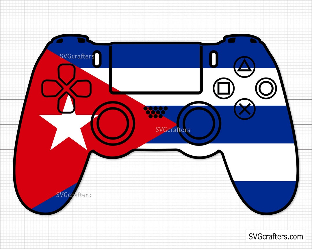 Cuban Flag Video Game Controller Svg Png, Cuban Flag Svg Png, Cuban Svg ...