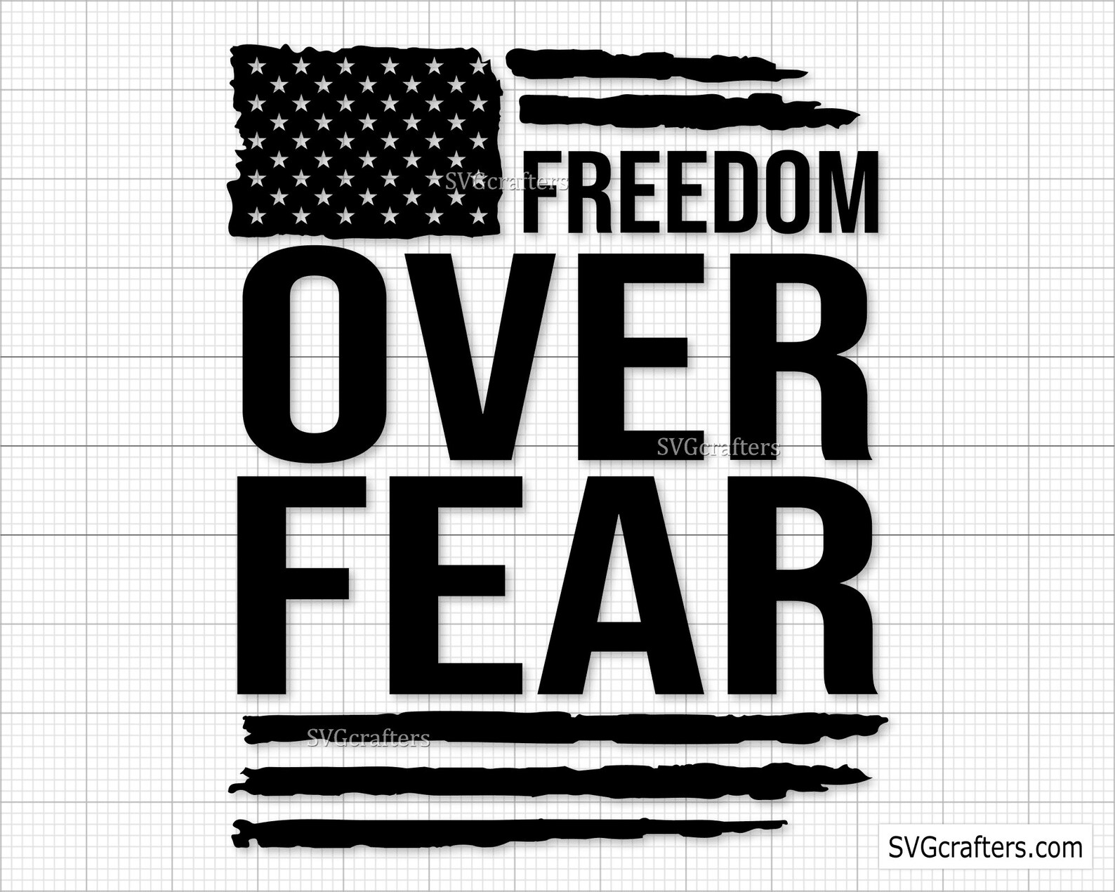 Freedom Over Fear Flag Svg Freedom Svg Medical Freedom Svg | Etsy