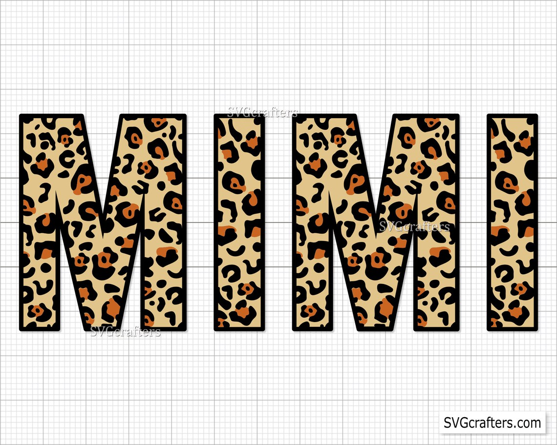 Mimi Leopard Svg Png, Mama Leopard Png, Mom Life Svg, Mom Svg, Cheetah ...