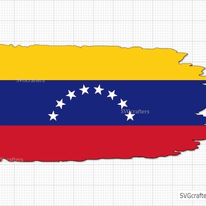 Flag of Venezuela Svg Png, Venezuelan Flag Svg, Venezuelan Vector ...