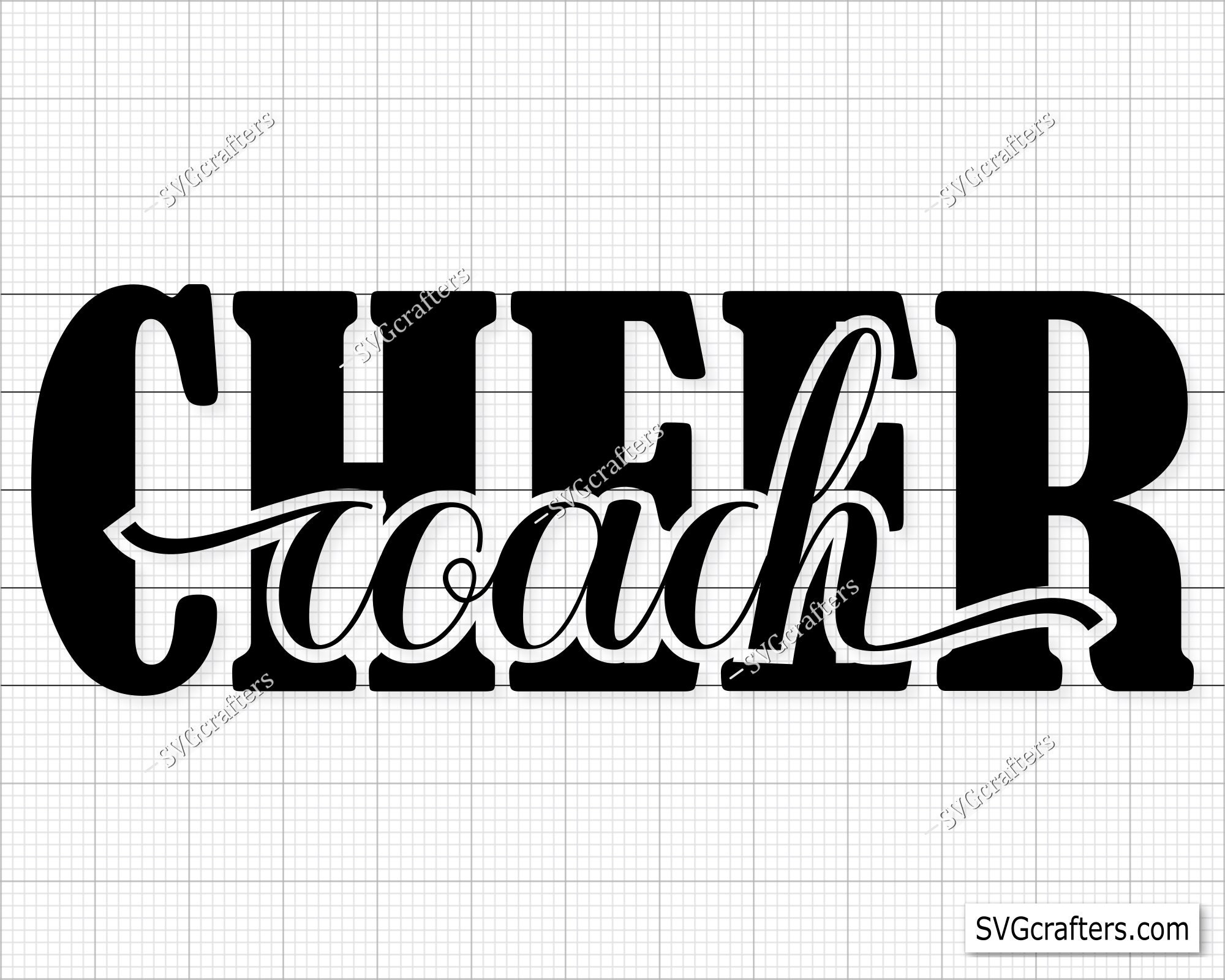 Cheer Coach Svg Cheerleader Svg Cheerleading Svg Game Day - Etsy Canada