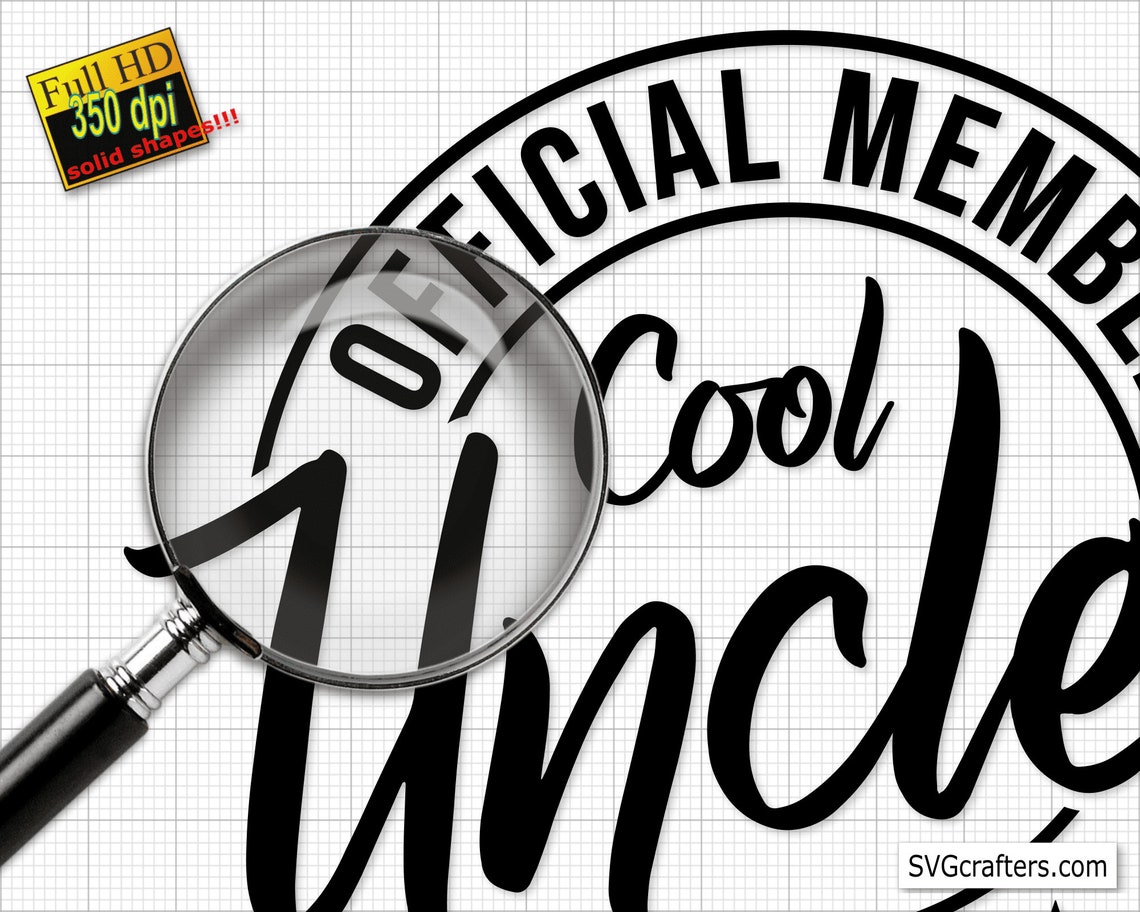 Official Member Cool Uncle Club Svg Png Uncle Svg Best Uncle - Etsy