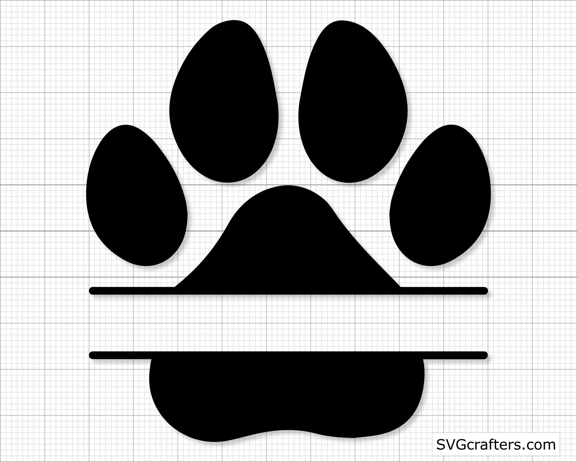 Paw Print Svg, Dog Paw Print Svg, Dog Paw Svg, Paw Svg, Dog Mom Svg ...