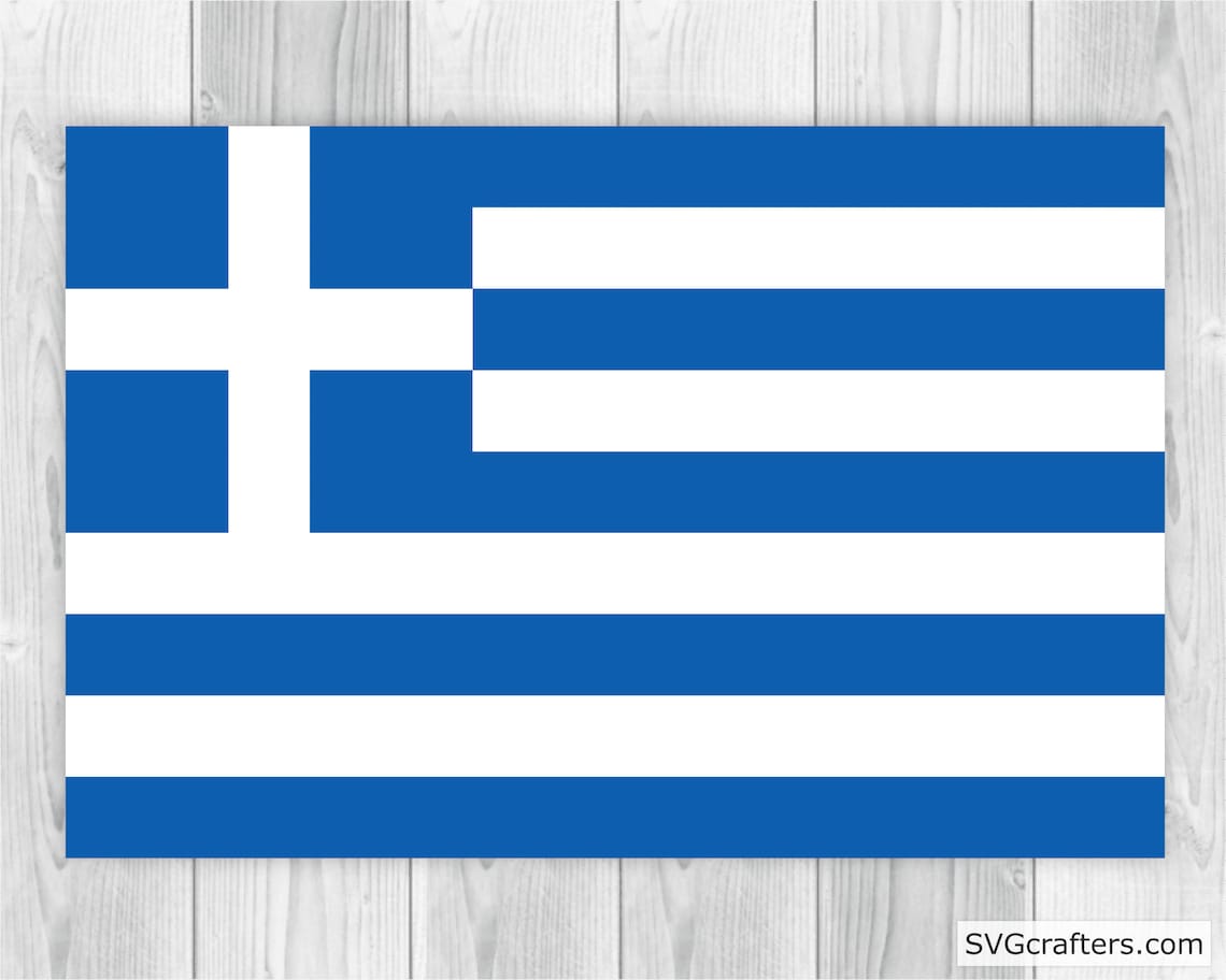 Greece Flag Svg Greek Svg Greece Flag Cut File Greece Flag - Etsy