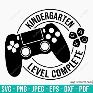 Kindergarten Level Complete Svg Png, 1st Grade Svg, 1st Grade Svg, Back ...