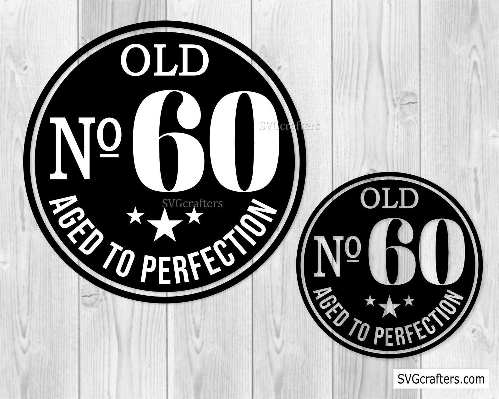 60th Birthday Svg 60th Svg Old Number 60 Svg 60th Cut File - Etsy
