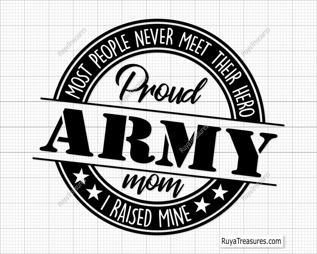 Proud Army Mom Svg, Military Mom Svg, Army Family Svg, Soldier Mom Svg ...