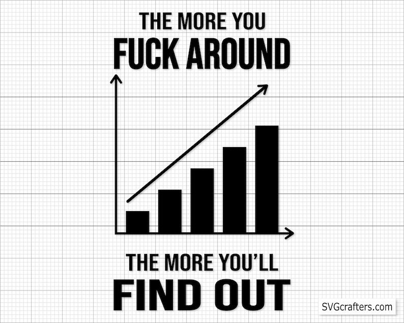 The More You Fuck Around the More You'll Find Out Svg - Etsy