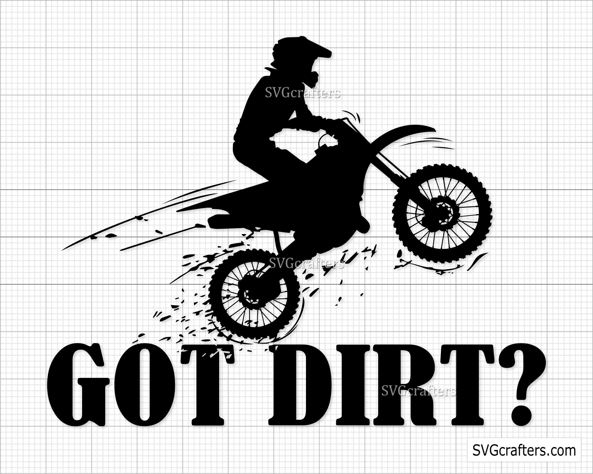 Motocross Got Dirt Svg Png, Motocross Svg, Motorcycle Svg, Dirt Bike ...