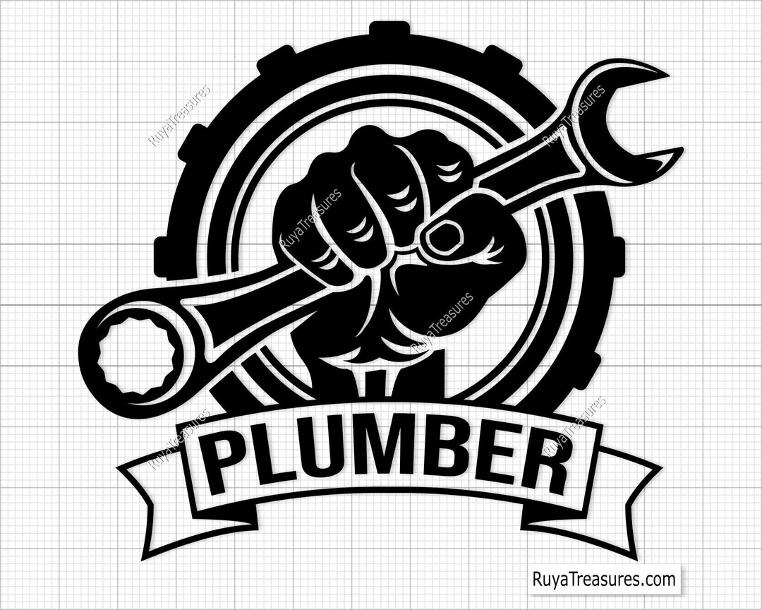 Plumber Fist Svg, Plumber Svg Png, Plumbing Clipart Svg, Plumber Gift ...