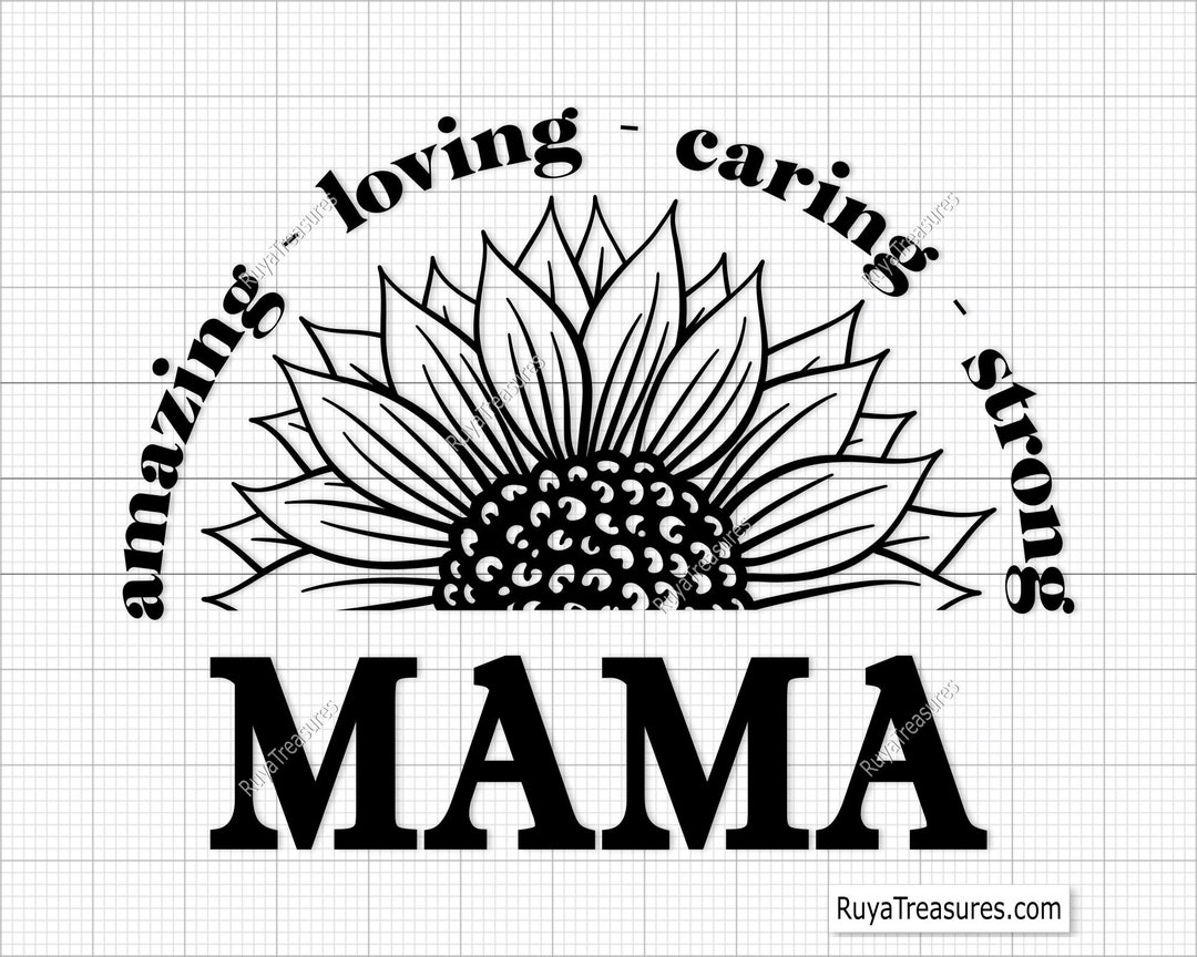 Mama Sunflower Svg Png, Mom Svg Png, Mom Vibes Svg, Mom Life Svg ...