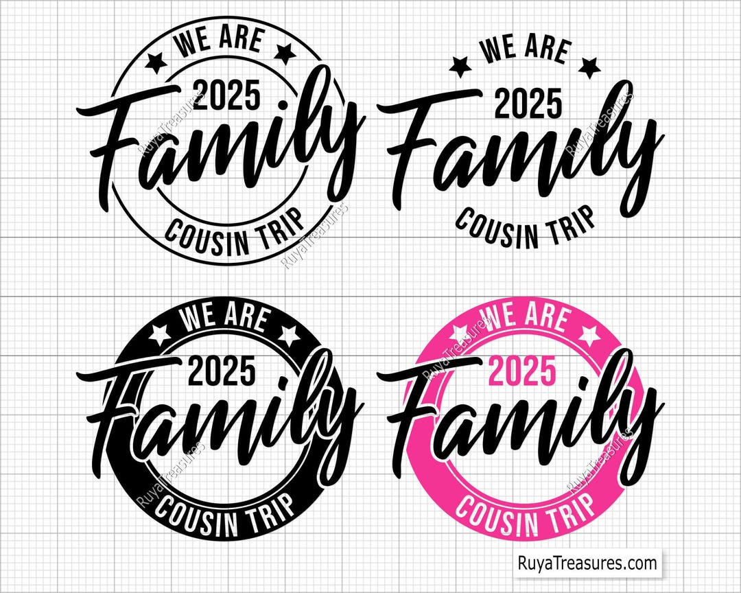 We Are Family Svg, Cousins Trip Svg, Cousin Vacation Svg, Family Trip ...