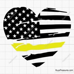 Thin Yellow Line Flag Svg, Dispatcher Svg, 911 Dispatcher Svg, Dispatch ...