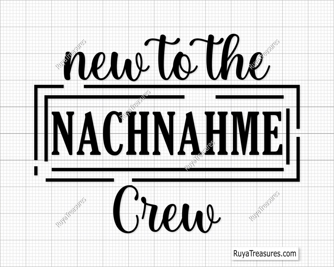 New to the Nachnahme Svg, German Plotter Svg, Baby Shower Gift, Father ...