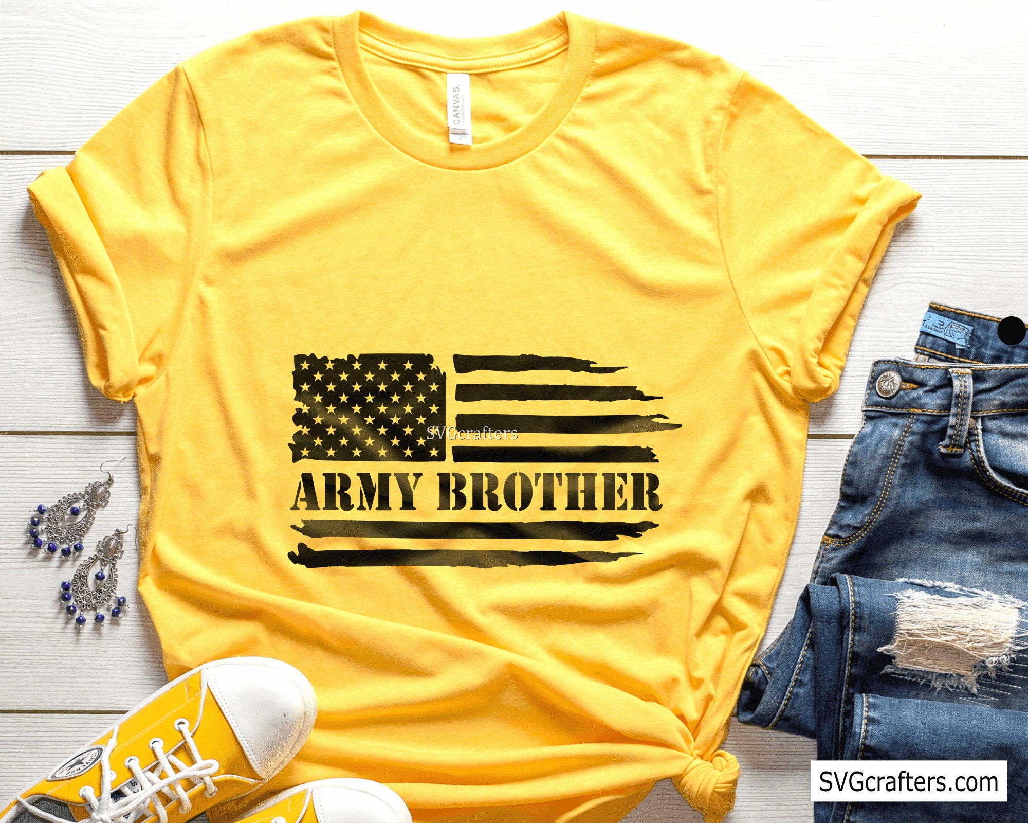 Army Brother Svg Png Army Svg Military Svg Proud Army - Etsy Canada