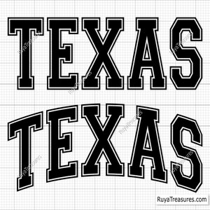 Texas Varsity Svg Png, Texas College Font Svg, Texas Life Svg, Texas ...