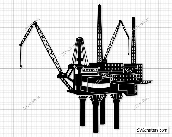 Oil Derrick Svg Png Oil Rig Svg Oil Pump Svg Oilfield - Etsy