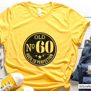 60th Birthday Svg 60th Svg Old Number 60 Svg 60th (Download Now) - Etsy