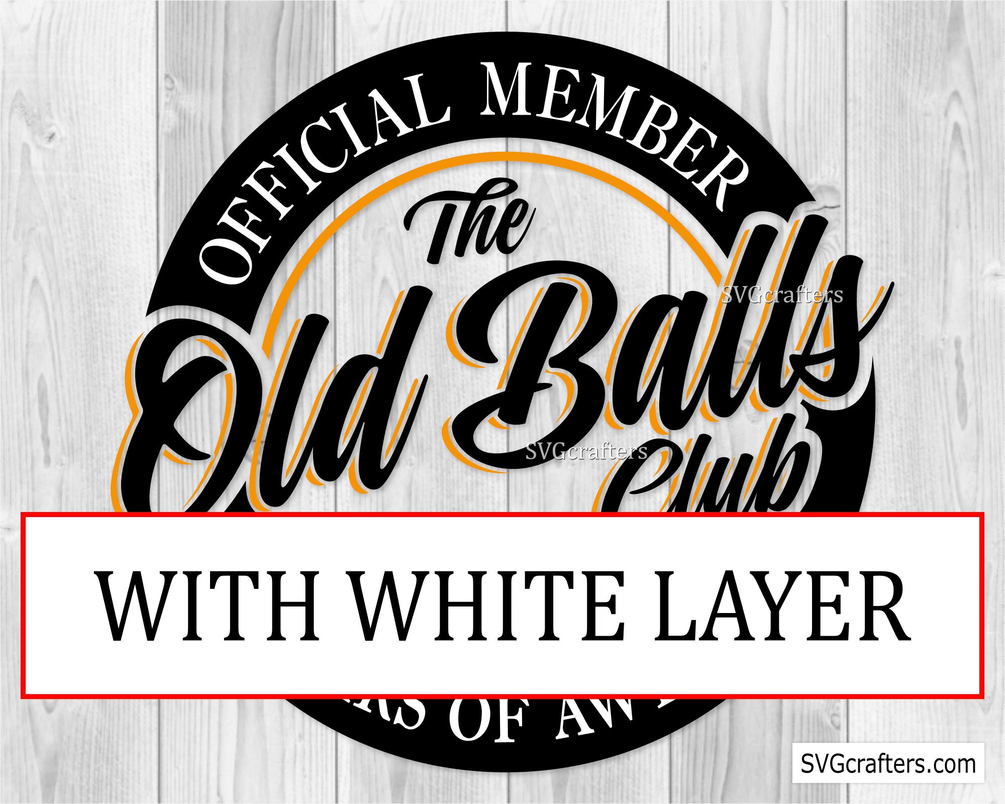 50th Birthday SVG Official Member the Old Balls Club Est - Etsy Canada