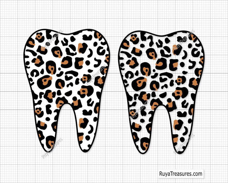 Tooth Svg, Dental Svg, Teeth Svg, Dentist Tooth Svg, Leopard Tooth Svg ...