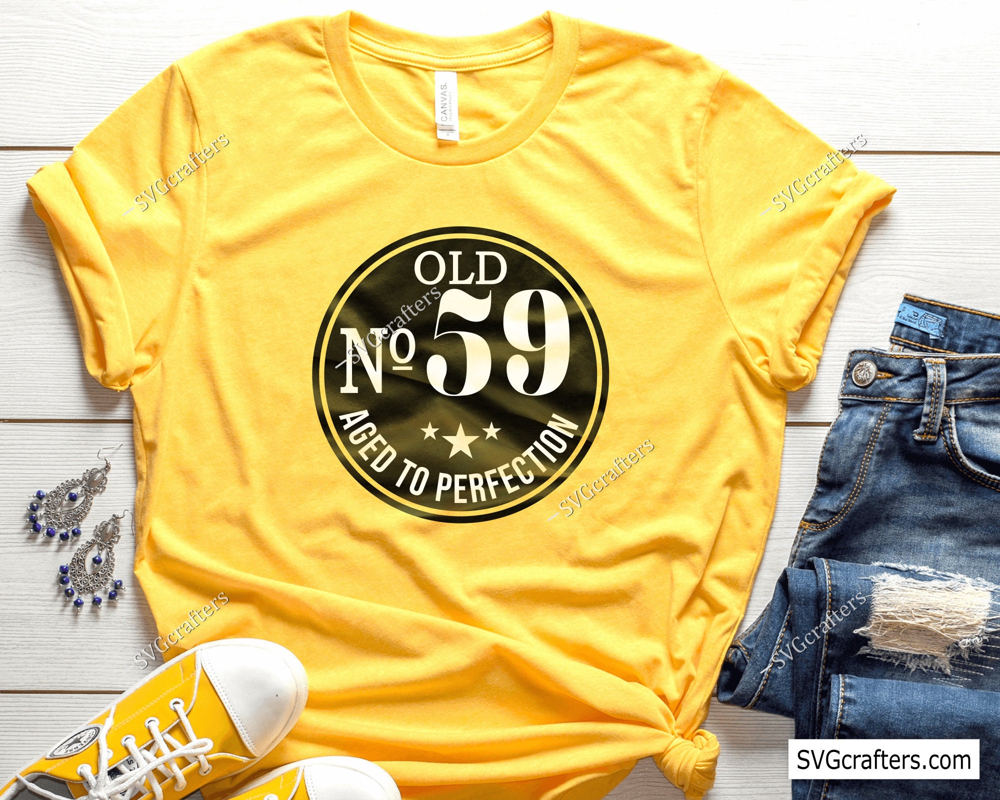 59th Birthday Svg Png 59th Svg Aged to Perfection Svg 59 - Etsy