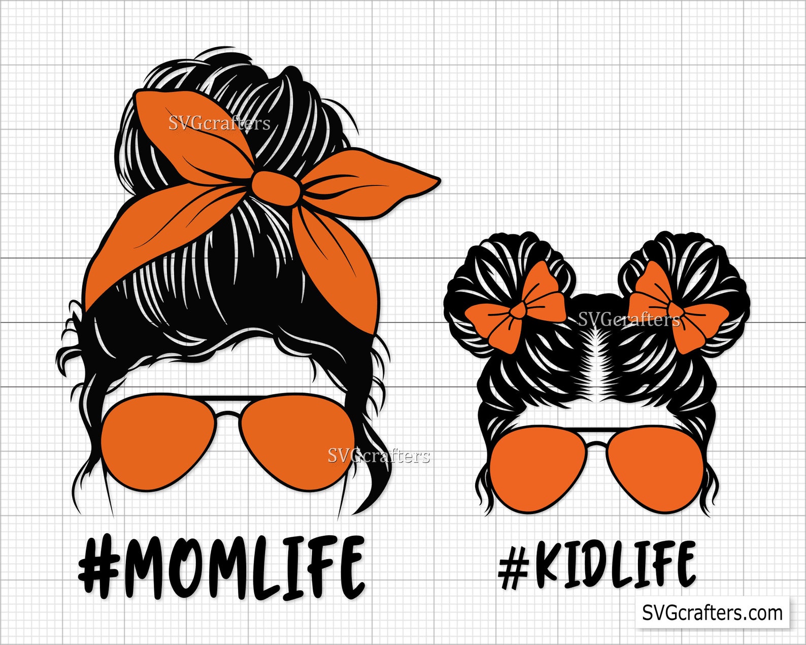 Momlife Svg Mom Life Svg Messy Bun Svg Mom Skull Svg Mom Etsy