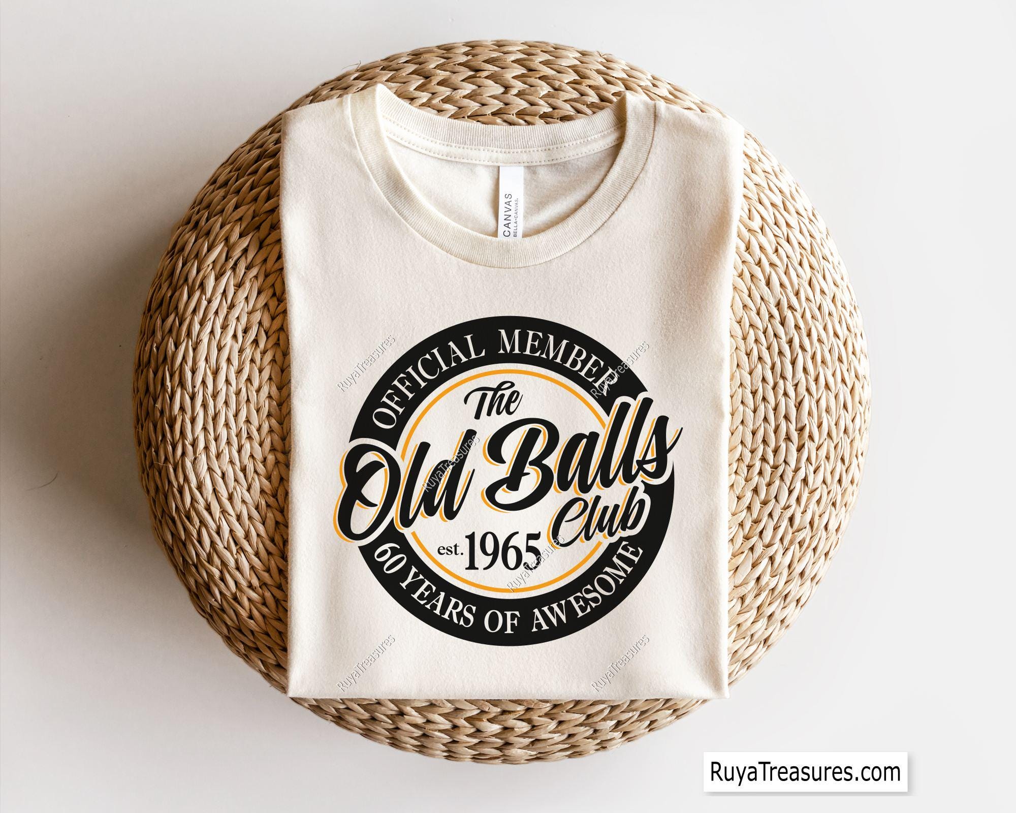 60th Birthday Svg, Official Member the Old Balls Club Est 1965 Svg ...