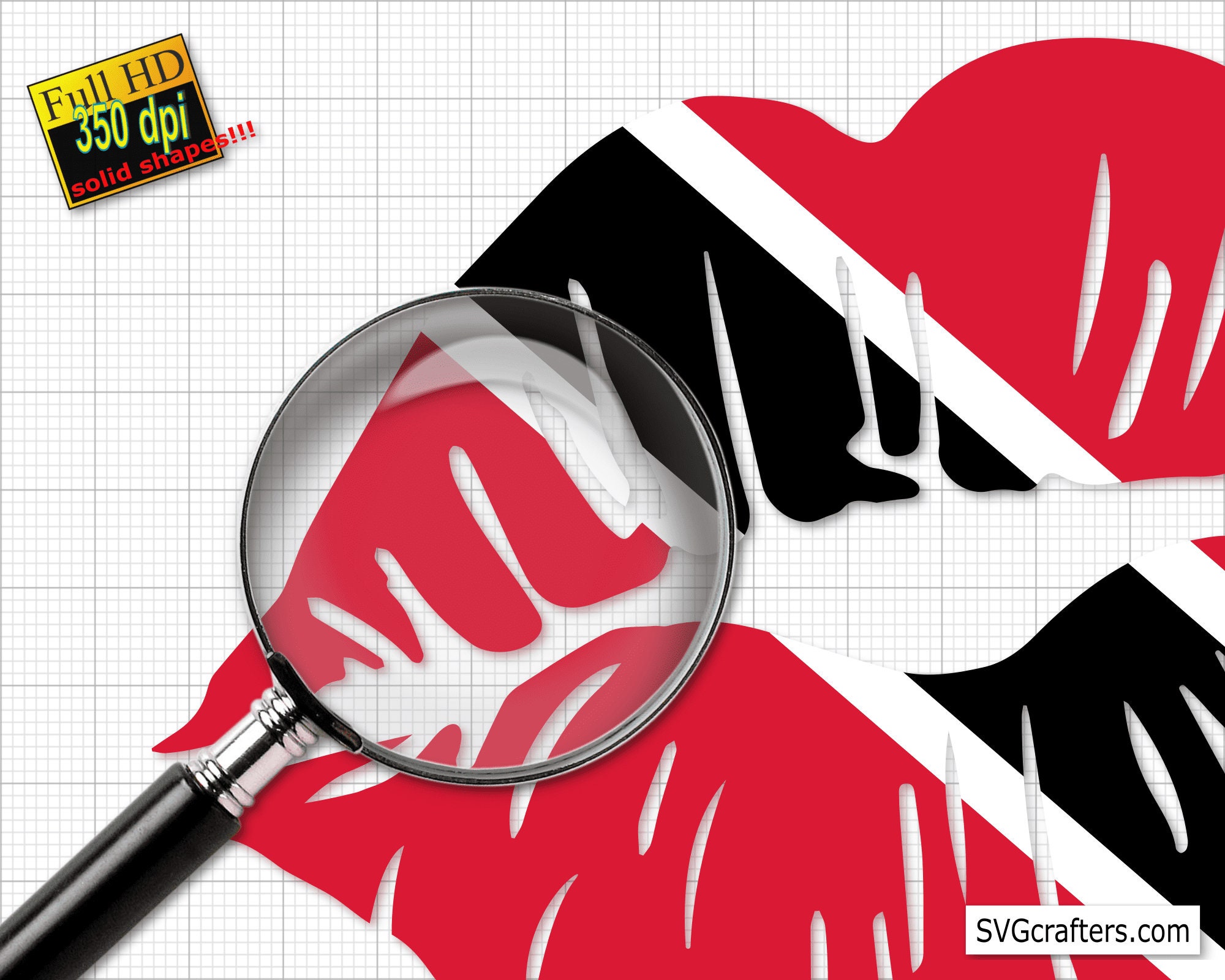 Bundle Trinidad and Tobago Svg Png, Trinidad Svg, Flag of Trinidad and ...
