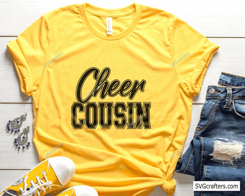 Cheer Cousin Svg, Football Cousin Svg, Game Day Svg, Cousins Svg ...