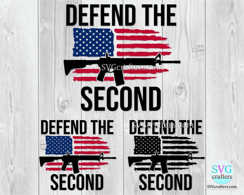 Defend the Second Svg 2nd Amendment Svg Gun Svg Patriotic - Etsy