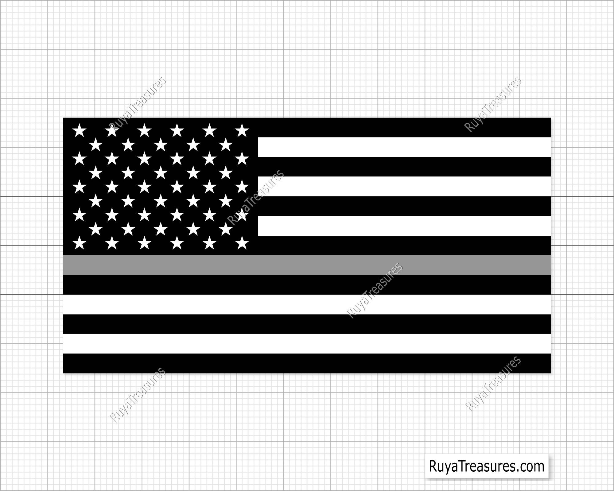 Thin Gray Line Flag Svg, Correction Officer Flag Svg, Corrections Svg ...