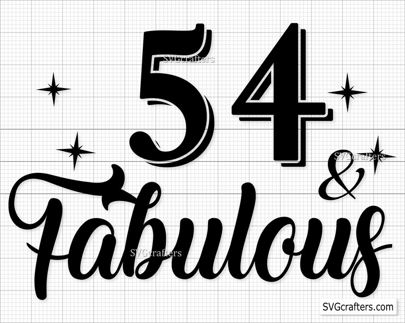 54th Birthday Svg Png 54th Svg Aged to Perfection Svg 54 - Etsy