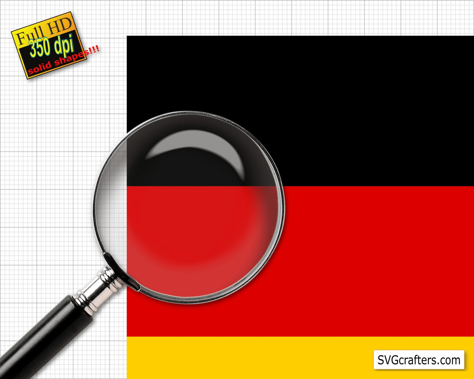 Flag of Germany Svg Png, Germany Flag Svg, German Flag Vector, Germany ...